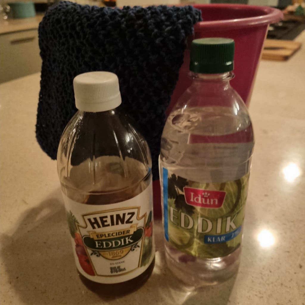 eddik et universelt rengjøringsmiddel, sundt og bærekrafitg